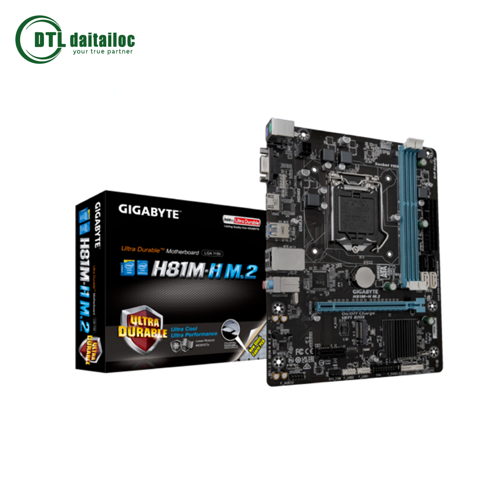 Mainboard GIGABYTE H81M H M.2 DDR3 giá rẻ - Đại Tài Lộc