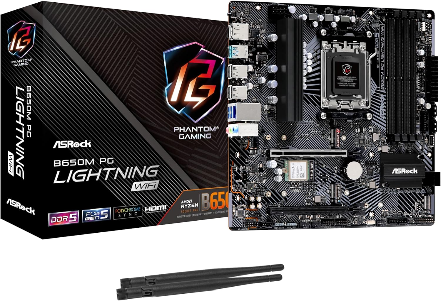 Mainboard Asrock B650M PG Lightning WiFi DDR5