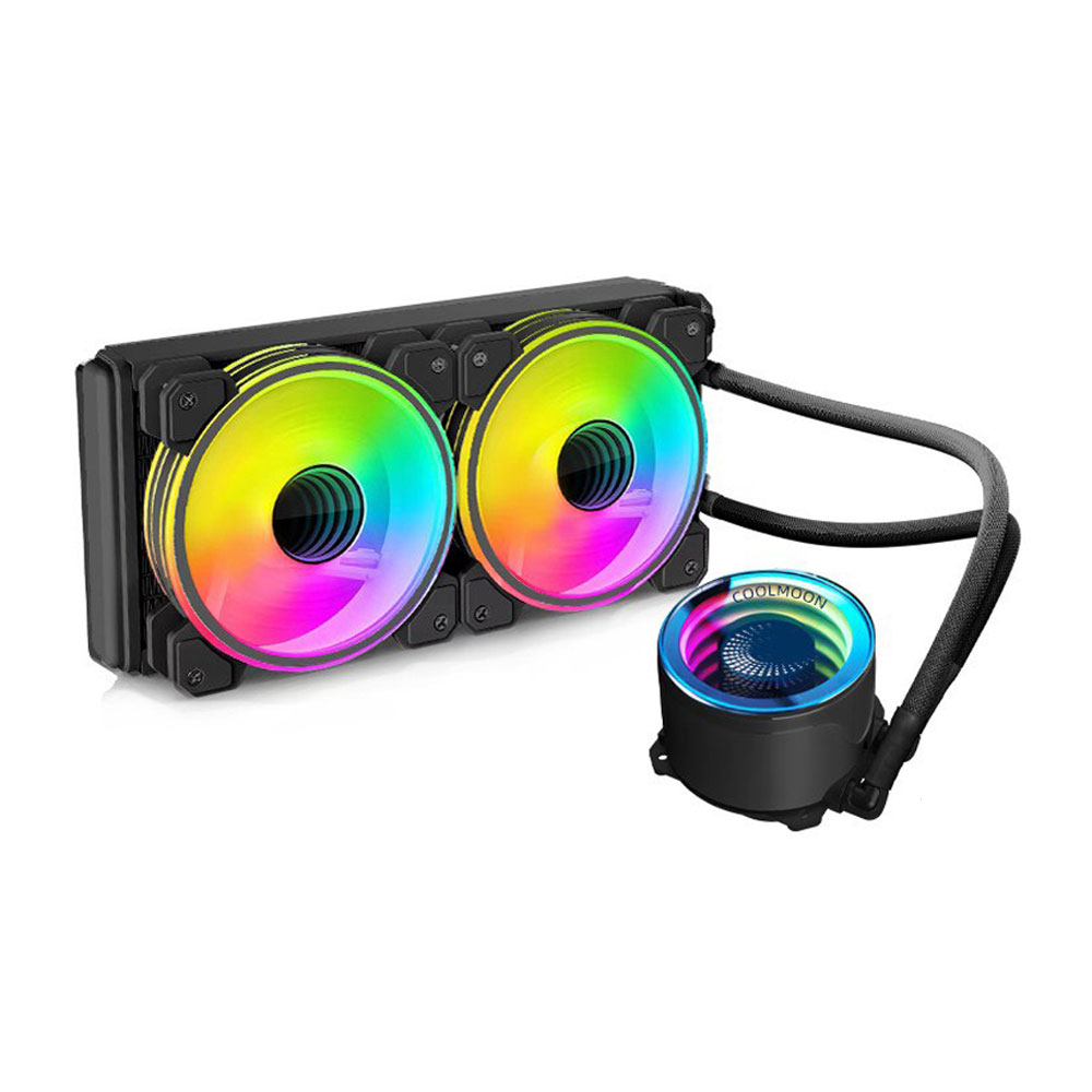 Tản nhiệt nước Coolmoon RGB 240p mặt gương