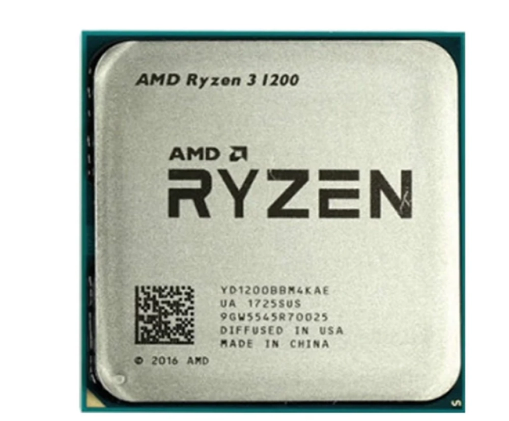 CPU AMD RYZEN 3 1200 (3.1GHz Up to 3.4GHz, AM4, 4 Cores 4 Threads) TRAY